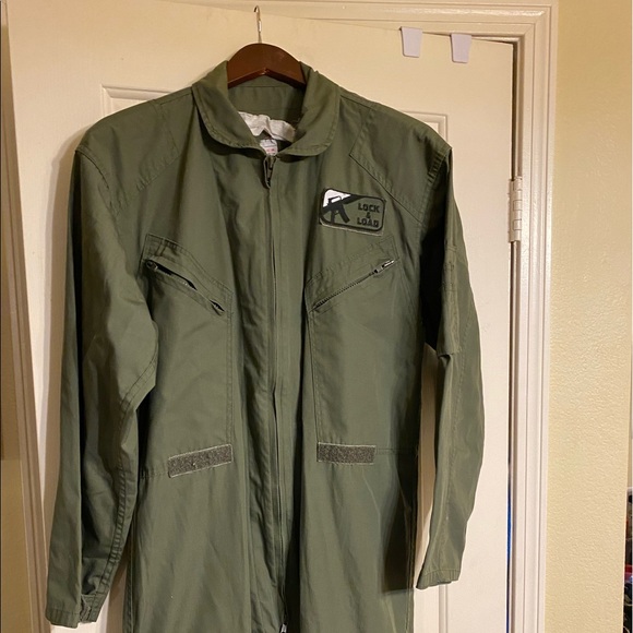 Other | Military Pilot Jumper W Custom Lock Load Patch | Poshmark
